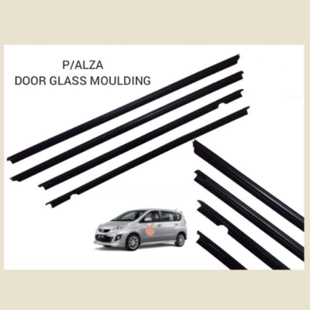 Perodua Alza door glass outer moulding/lining(outer side) high quality ...