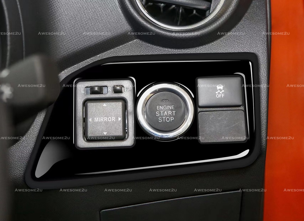 Awesome2u Perodua Axia Old 2020-2022 Multifunction Switch Frame Cover ...