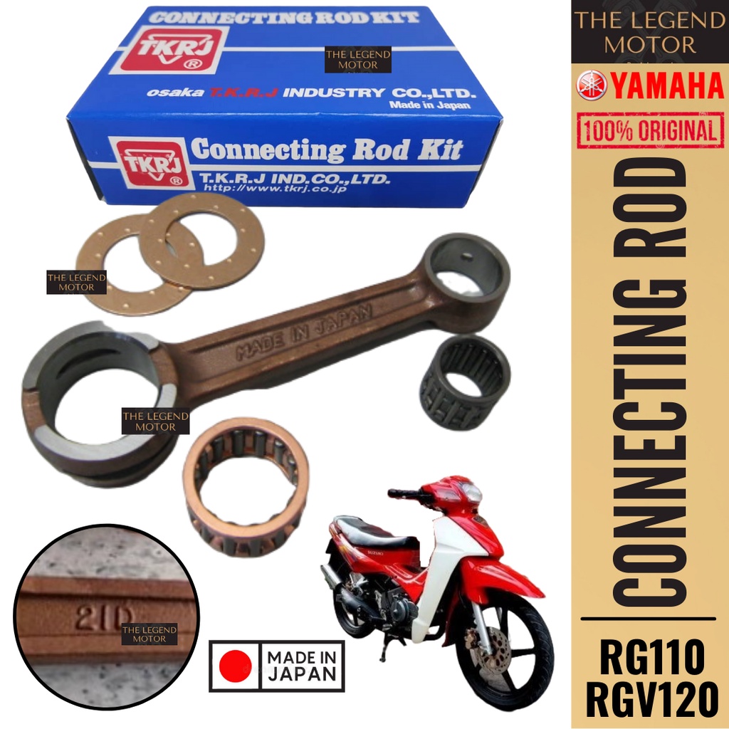 TKRJ Connecting Rod 100% Original Made in Japan Con rod Suzuki V100 ...