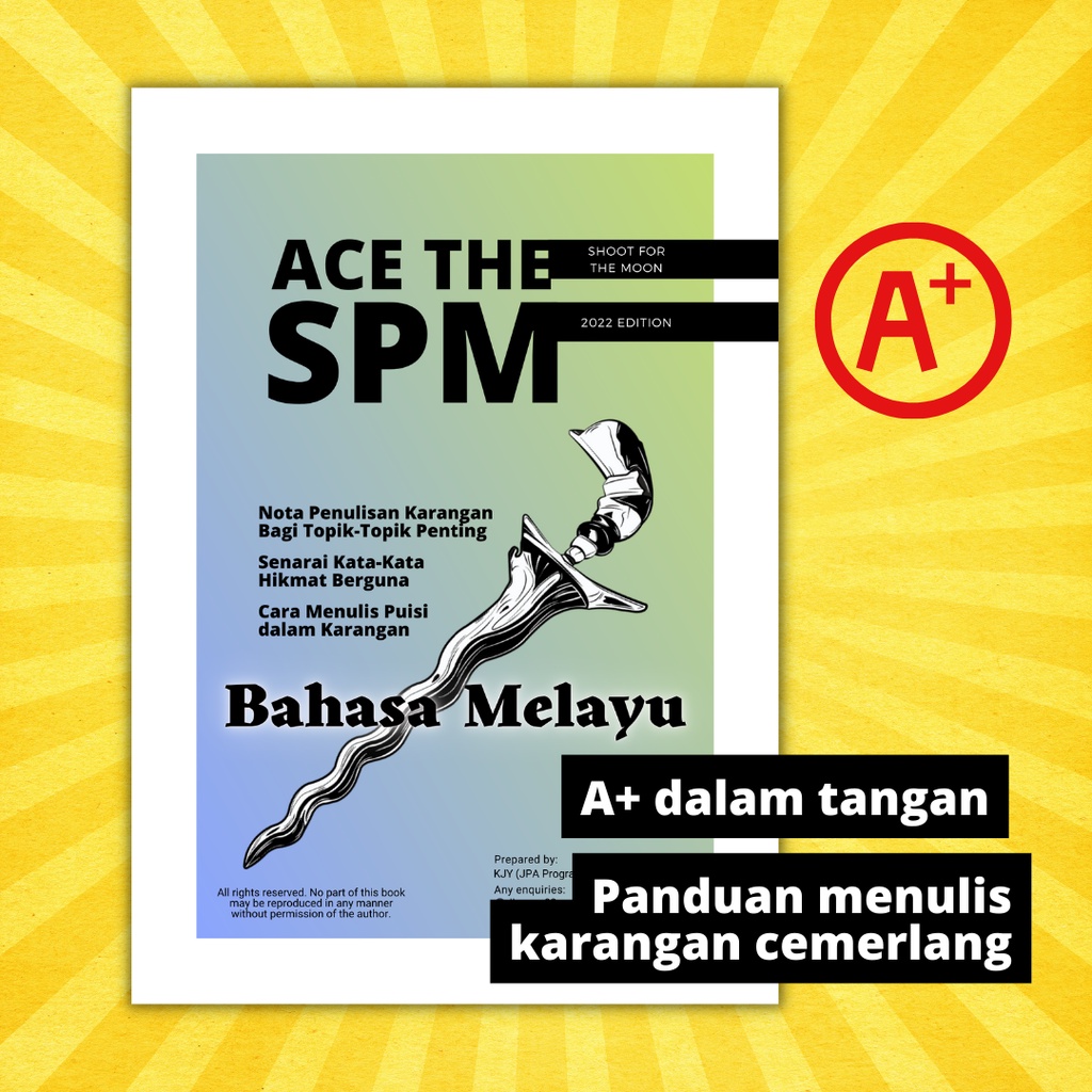 [SPM Notes📚] ACE THE SPM Softcopy Notes 2022 | Bahasa Melayu | English ...