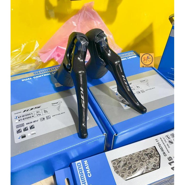 Genuine - Shimano 105 Shifter ST-R7000 R7000 Road Shifter Double 2x11 ...