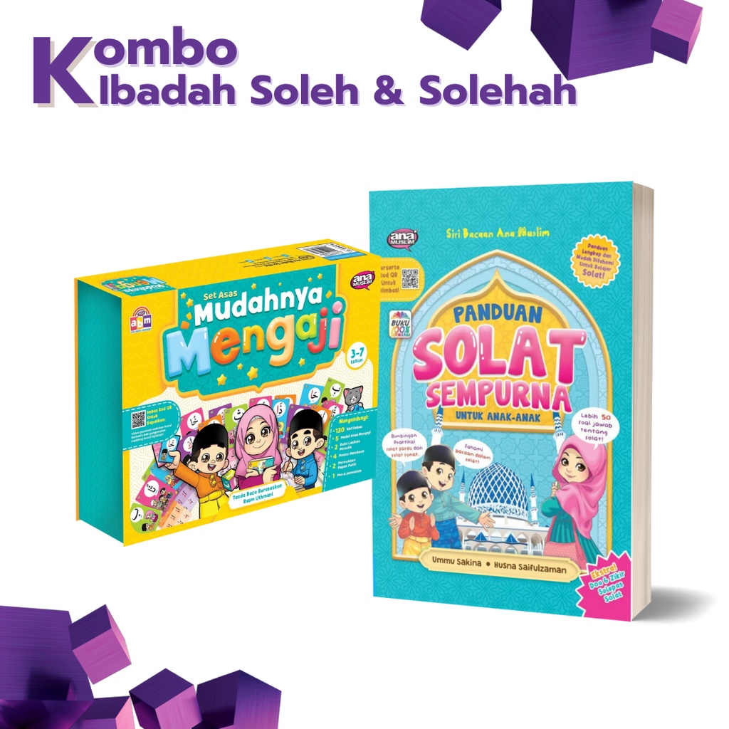 KOMBO (ANA MUSLIM): Ibadah Soleh & Solehah (Set Asas Mudahnya Mengaji ...