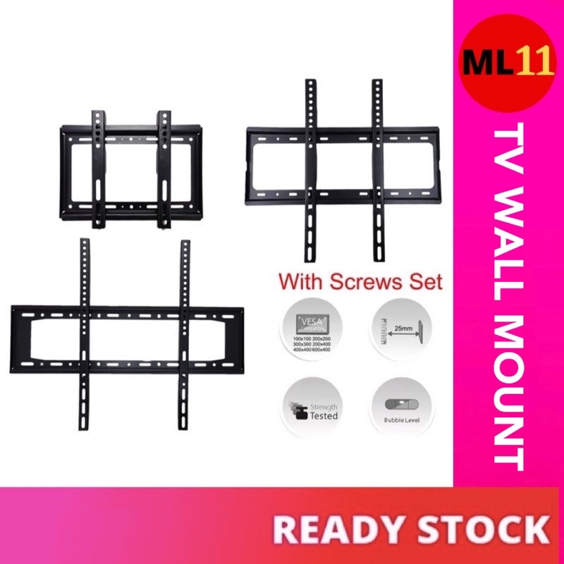 TV Bracket / Wall Bracket / TV Wall Mount / LCD / LED / Flat Panel (14 ...