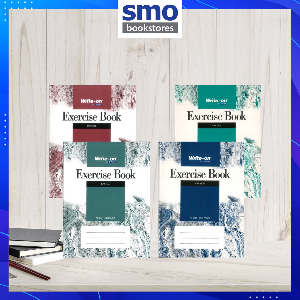 [ A5 SIZE ] CAMPAP EXERCISE BOOK WRITE-ON SOFT COVER 70GSM 80 / 100 ...