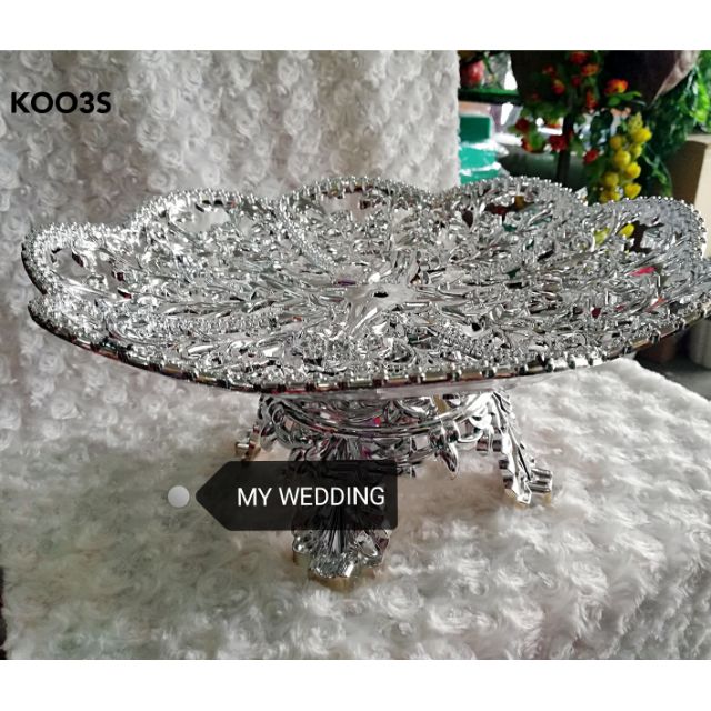 DULANG HANTARAN SILVER MAS WHITE Dulang Kerawang | Shopee Malaysia
