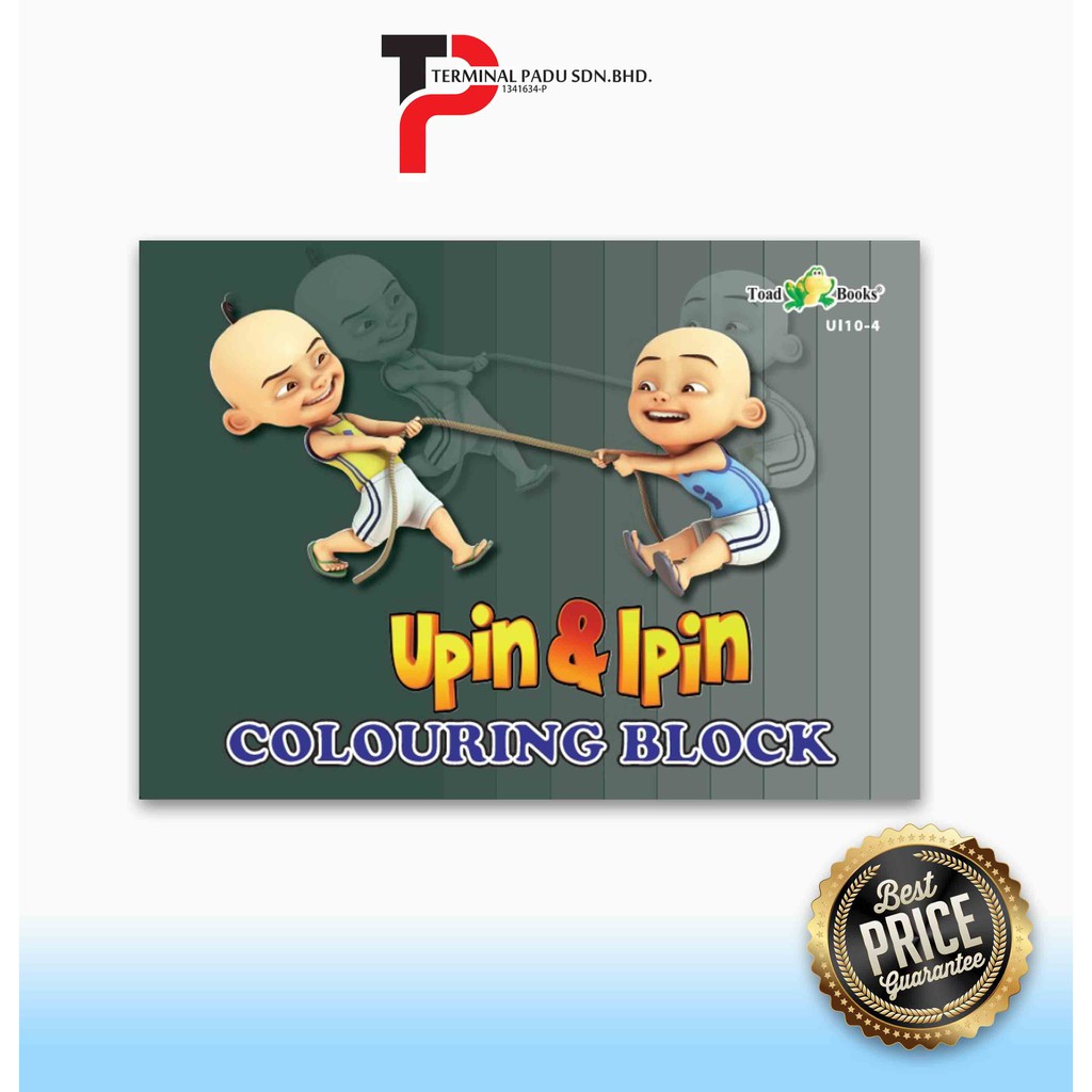 Siri Buku Mewarna Upin & Ipin Colouring Block | Shopee Malaysia