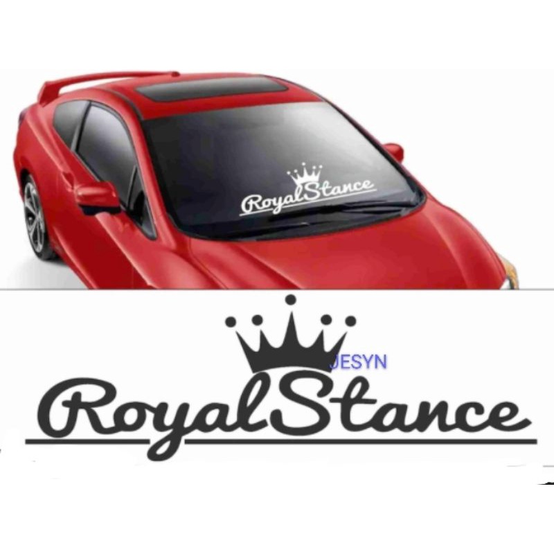 ROYAL STANCE CROWN DECAL CAR STICKER - 1 PC | Shopee Malaysia