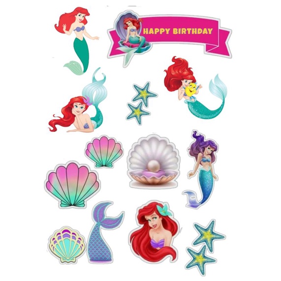 🎉ReadyStock🎉 Topper cake / kek Mermaid/Duyung | Shopee Malaysia