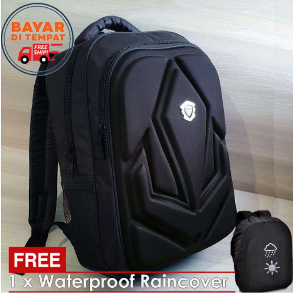 Free 12.12 BIRTHDAY Shopee!! Men's Backpack Embossed Laptop Backpack ...