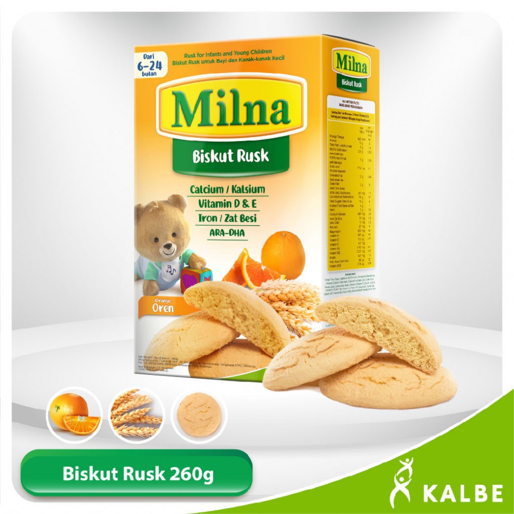 MILNA Baby Rusk Orange (260g) | Shopee Malaysia