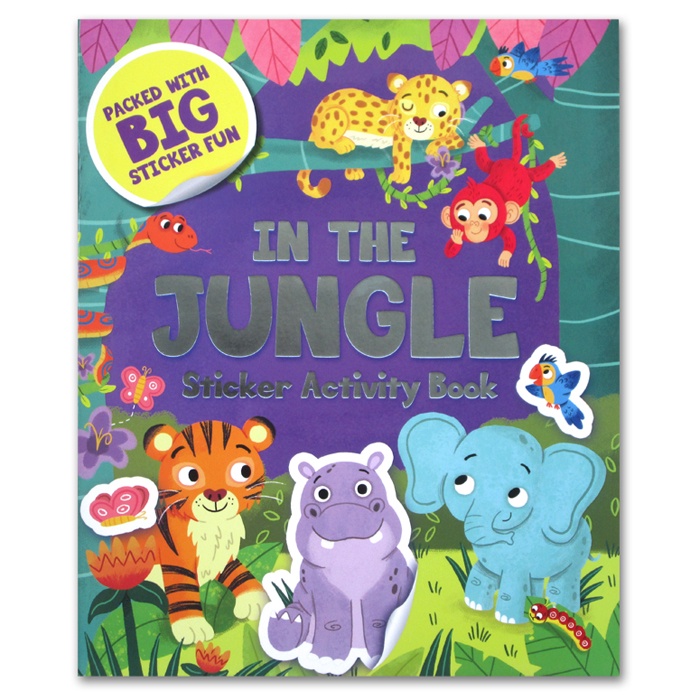 [Igloo Books] In The Jungle Sticker Activity Book (Packed with BIG ...