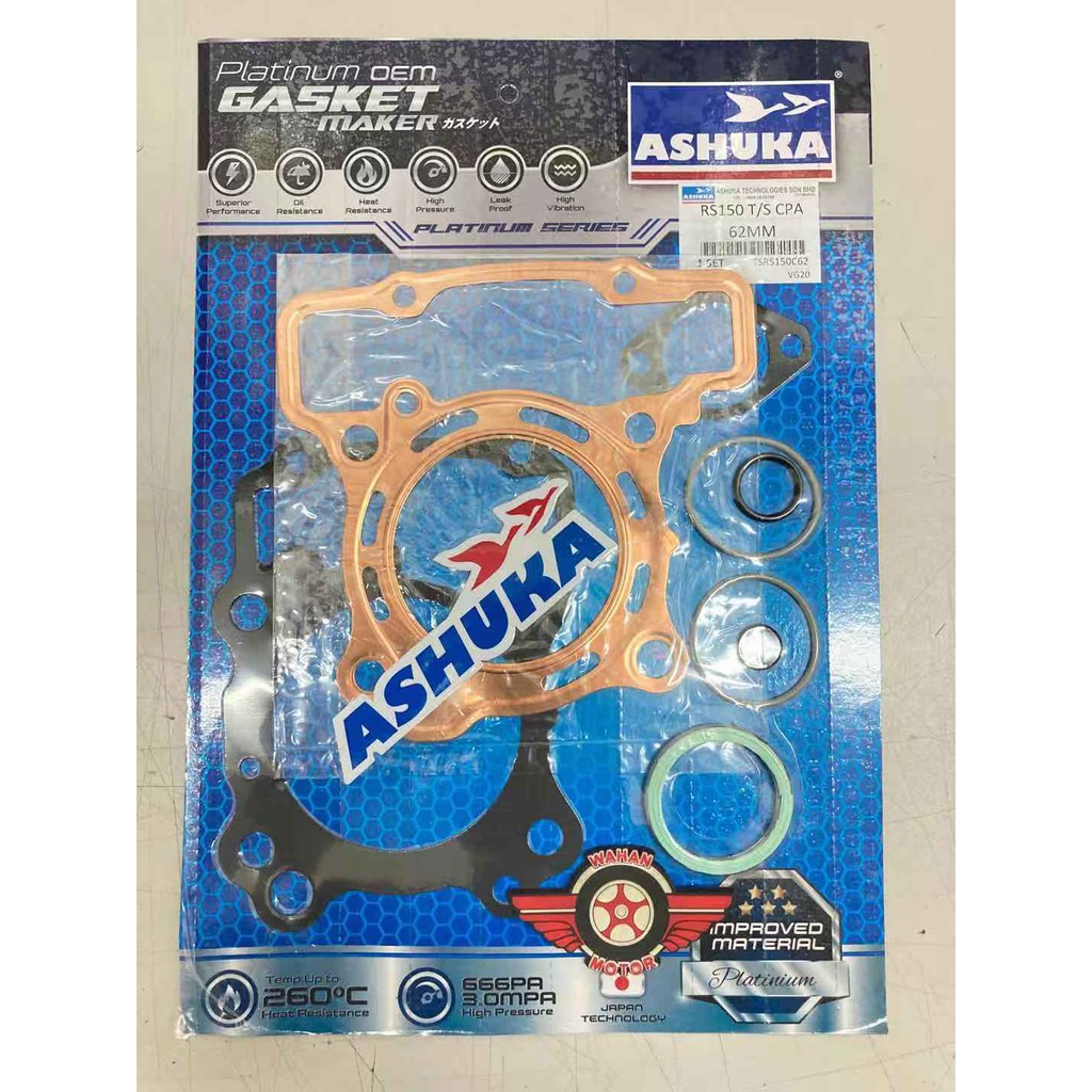 ASHUKA TOP SET RS150, NVX155 (COPPER) 62MM, 63MM, 65MM | Shopee Malaysia