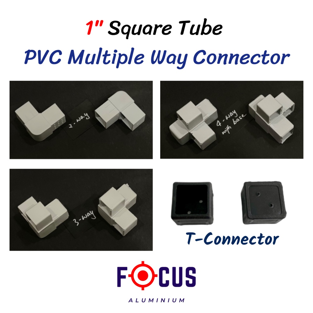 PVC 2 / 3 / 4 WAY MULTIPLE WAY CORNER BRACKET FOR 1'' SQUARE TUBE ...