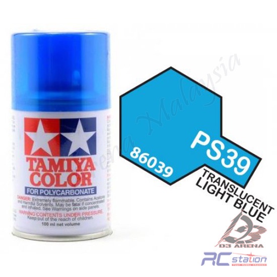 Tamiya Color PS39 Translucent Light Blue #86039 | Shopee Malaysia