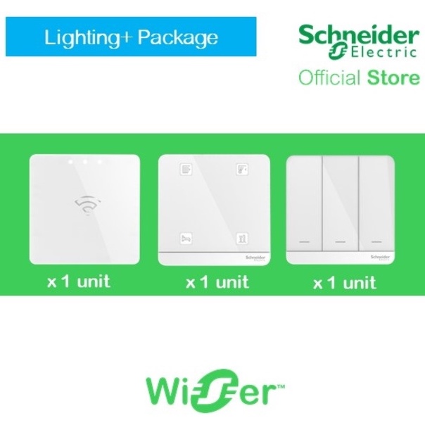 Schneider Electric Wiser Smart Home System Lighting Package | Shopee ...