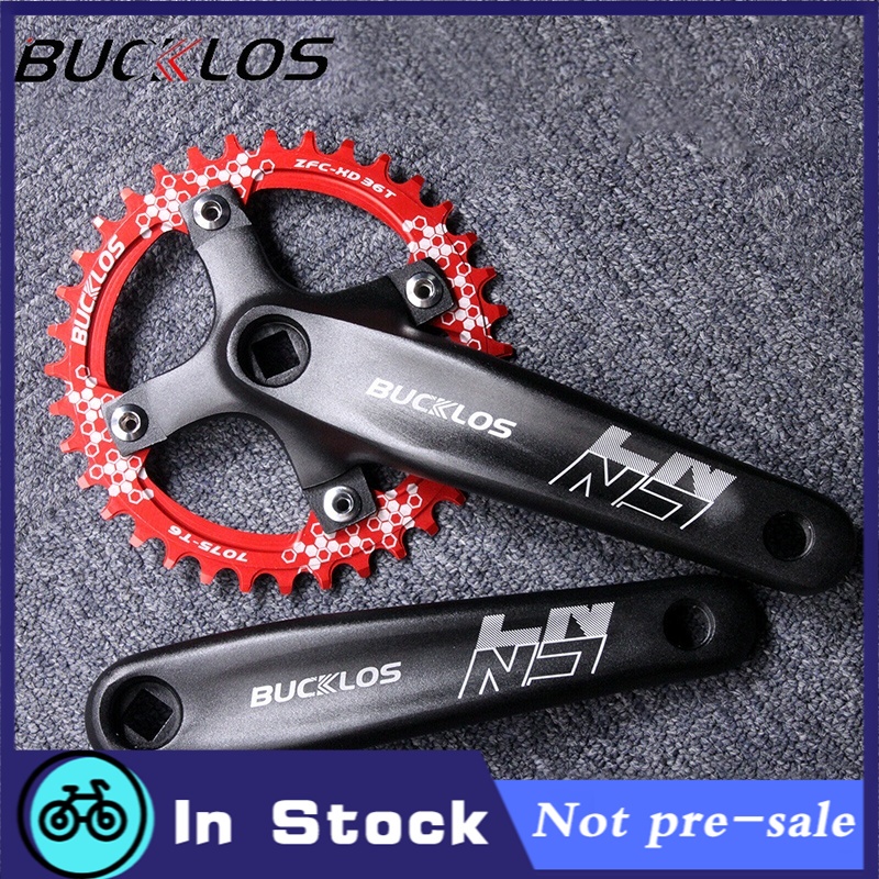 BUCKLOS 32/34/36/38/40/42T 104BCD Chain Ring Square Hole Crank MTB Bike ...