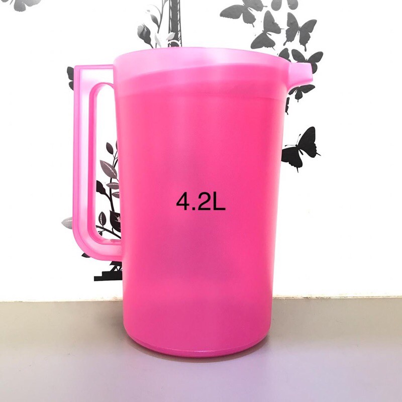 TUPPERWARE PITCHER/JUG PINK 4.2L | Shopee Malaysia