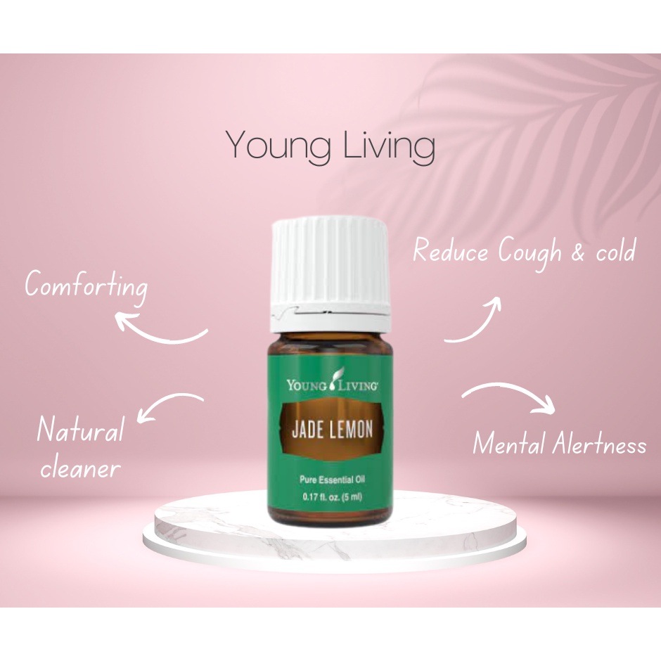 Young Living YL Jade Lemon Essential Oil 5ml (OIL LEVEL 30%-50% ...