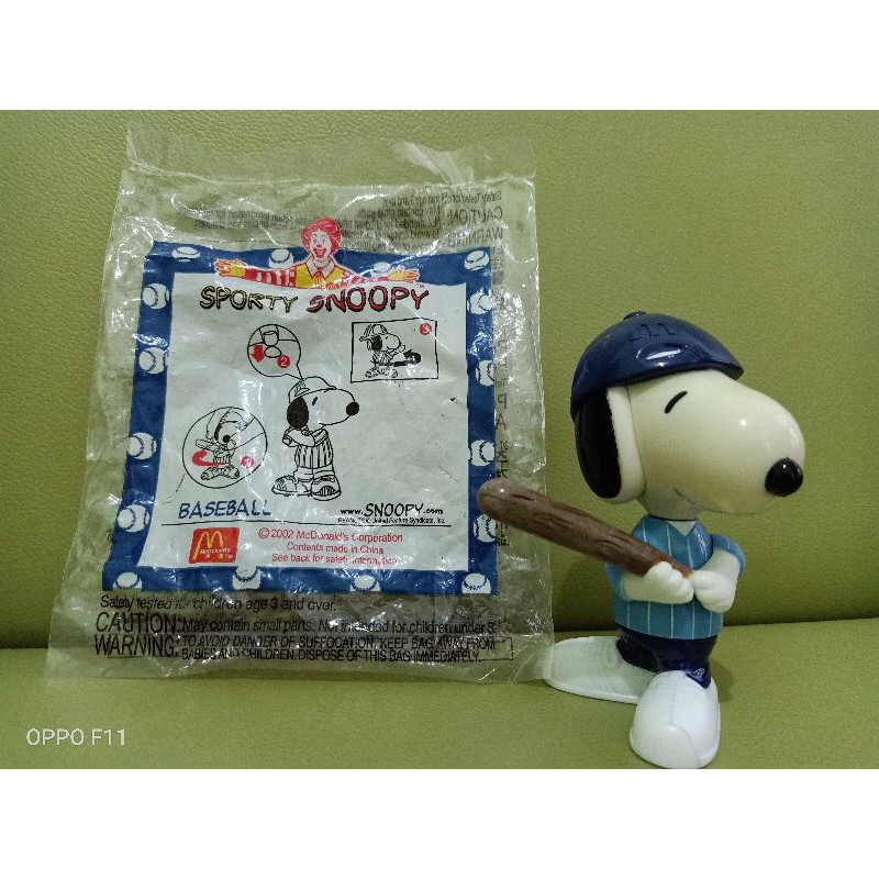 Sporty Snoopy Toys - Baseball (McD) | Shopee Malaysia