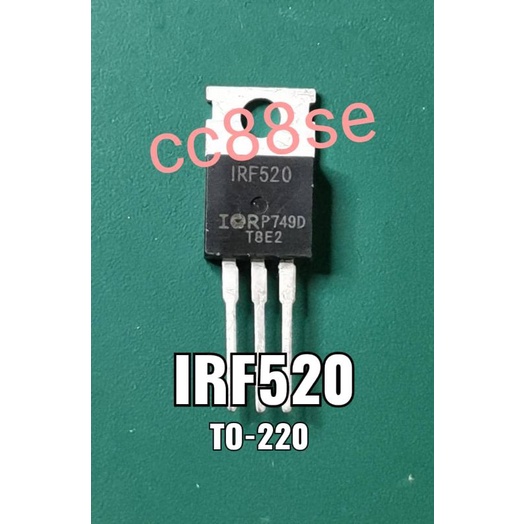 IRF520 IRF520N TO-220 N-CHANNEL MOSFET TRANSISTOR FET | Shopee Malaysia