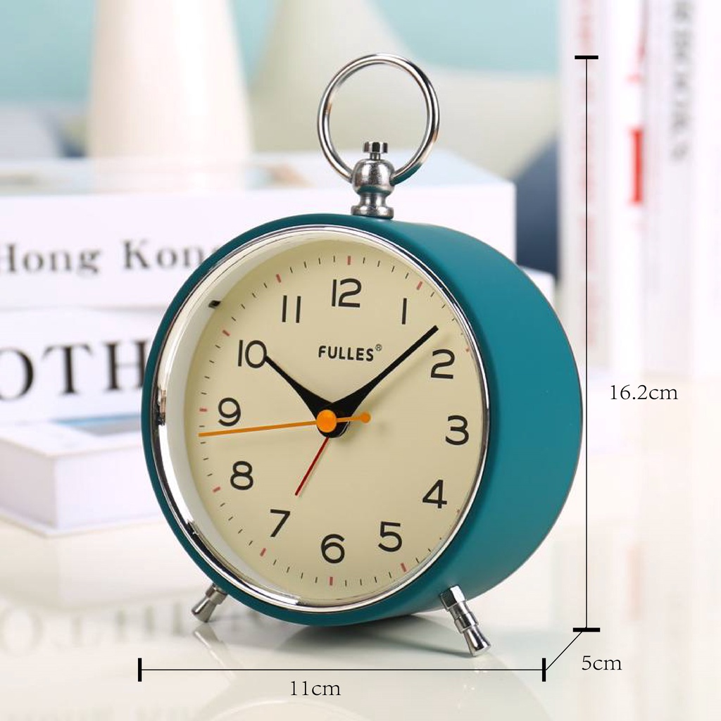 Muji Style Alarm Clock Silent Wall Clock Small Round Table Clock ...