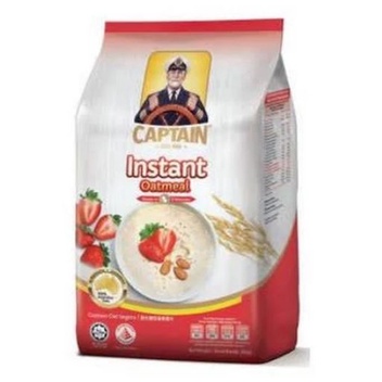 CAPTAIN INSTANT OATMEAL 200G / CAPTAIN QUICK COOK OATMEAL 200G | Shopee ...