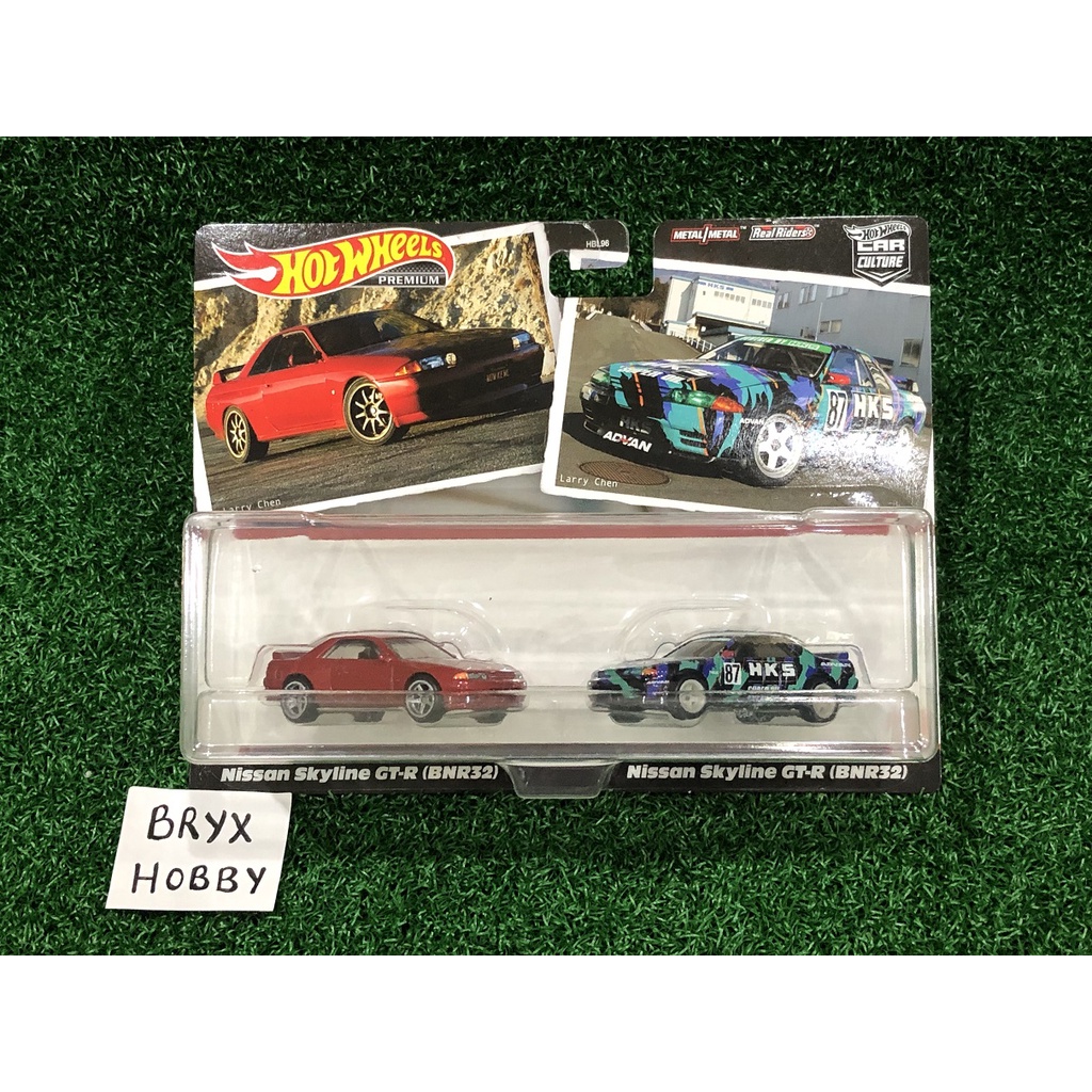 Hot Wheels 2021 Car Culture Twin Pack Nissan Skyline GT-R (BNR32) Red ...