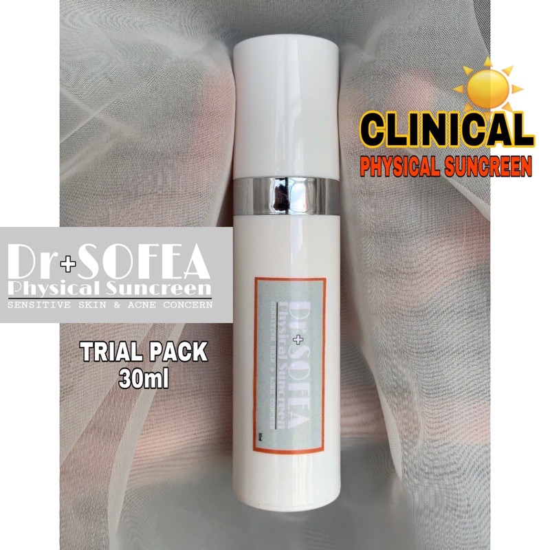 Dr+SOFEA Physical Suncreen (Trial Pack 30ml) | Shopee Malaysia