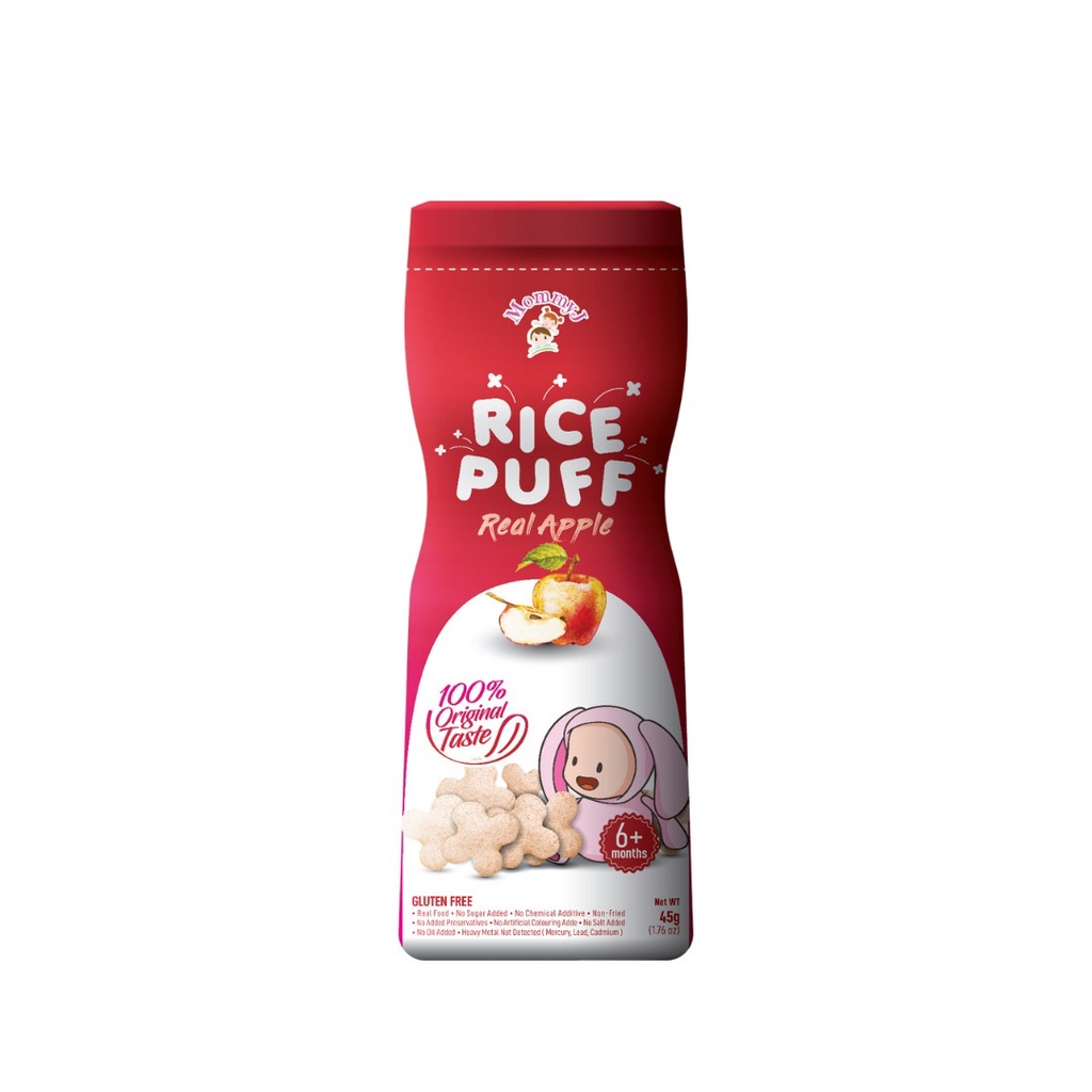 Mommy J Pure Rice Puffs 10g x 5 Packs (6 Months And Above) | Shopee ...
