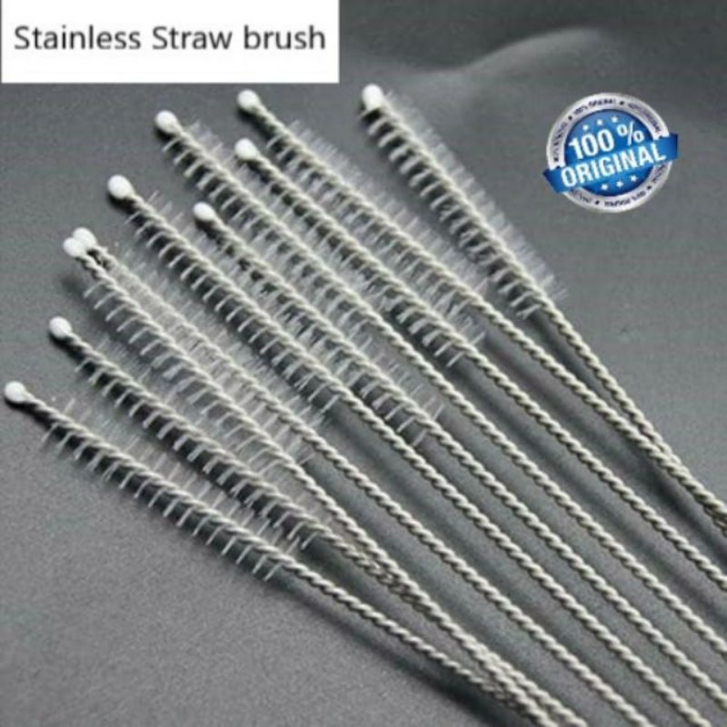 Berus Pencuci Botol Straw Panjang 2In1 Stainless Straw Brush Bottle ...