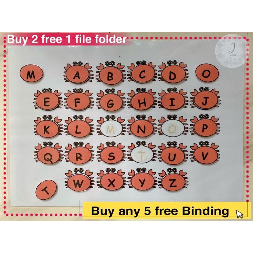 [Busy Book]ABC alphabet matching early learning quite book 英文字母安静书 ...