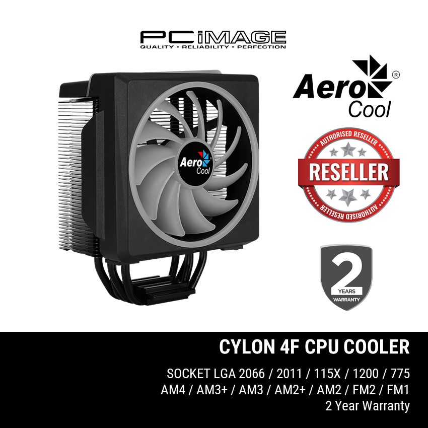 AEROCOOL CYLON 4F PWM ARGB CPU-COOLER COMPATIBLE SOCKET INTEL & AMD ...