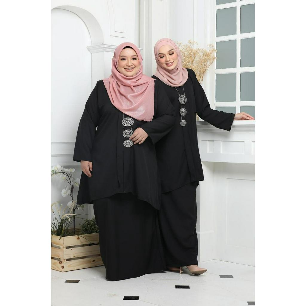Baju Kurung Kebarung Plus Size Kebarung Labuh Murah Busana Melayu ...
