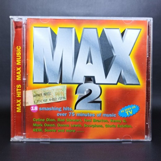 Cd MAX 2 & MAX BEST HITS IN THE WORLD CELINE DION ROD STEWART FUGEES ...