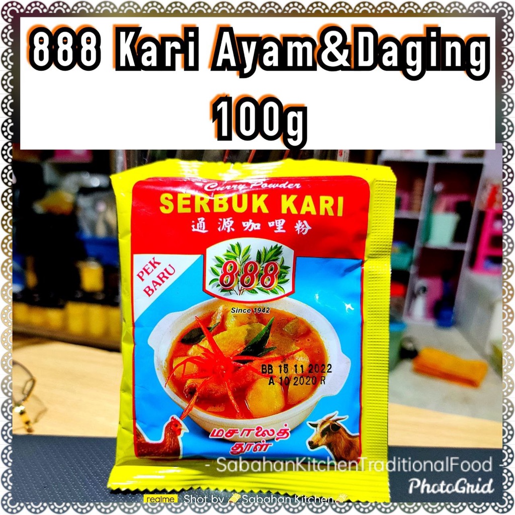 Serbuk Kari 888 From Sabah Product | Shopee Malaysia