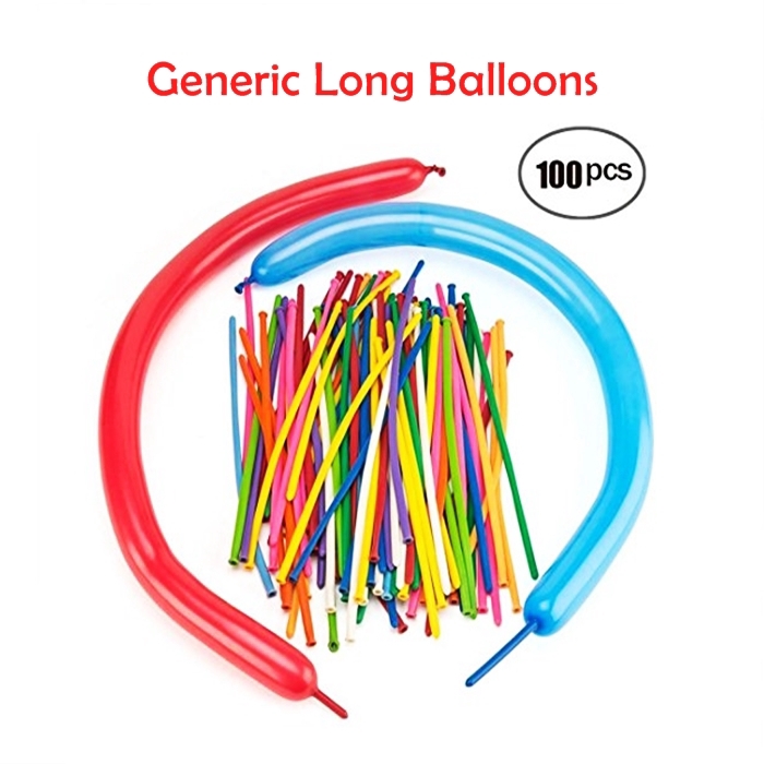 Generic Long Balloons-100pcs ( Belon Panjang ) | Shopee Malaysia