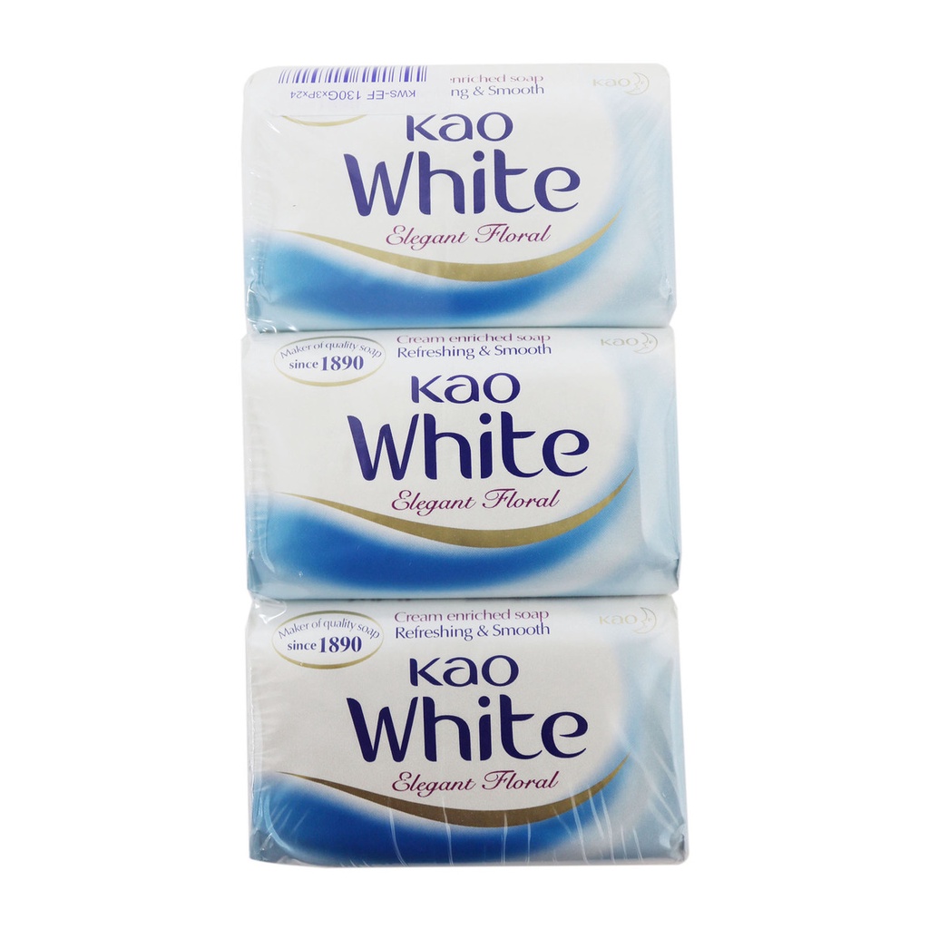 Kao White Soap 130gx3's / 85g x 3's (Elegant Floral / Fresh Floral) | Shopee Malaysia