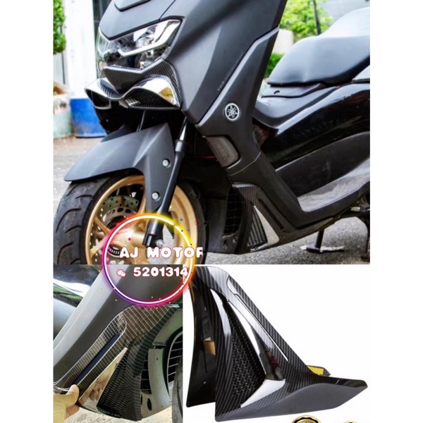 NMAX155 V2 LOWER COVER BODY SET CARBON YAMAHA NMAX-155 N-MAX FRONT ...