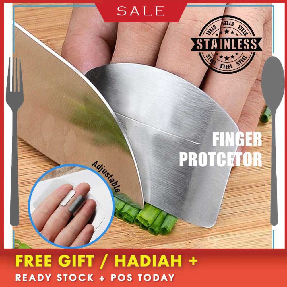 STEEL ANTI-CUT FINGER COVER STAINLESS SHIELD CUTTING SAVE FINGER ...