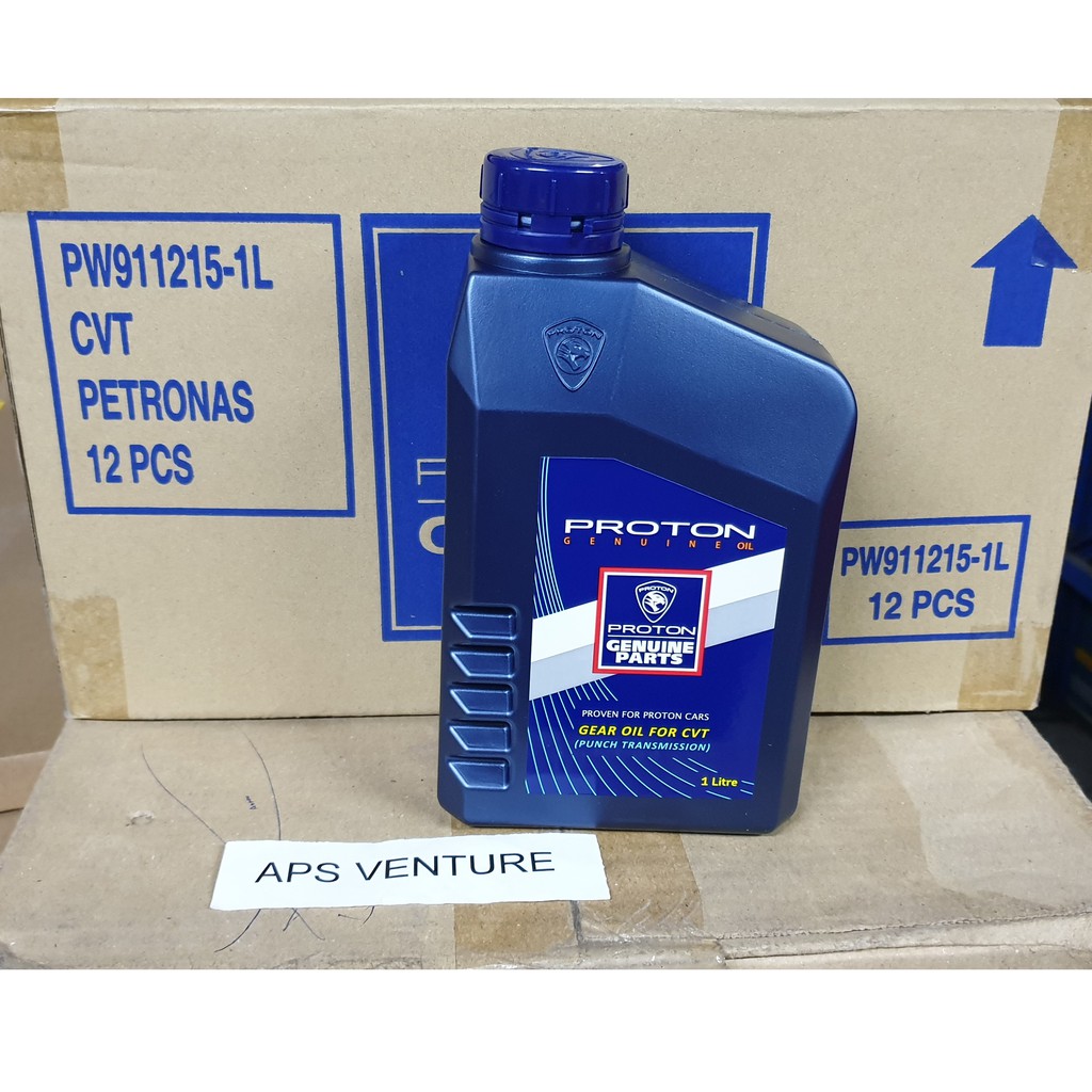 ORIGINAL PROTON CVT TRANSMISSION AUTO GEAR OIL (1L) PW911215 (BLUE ...