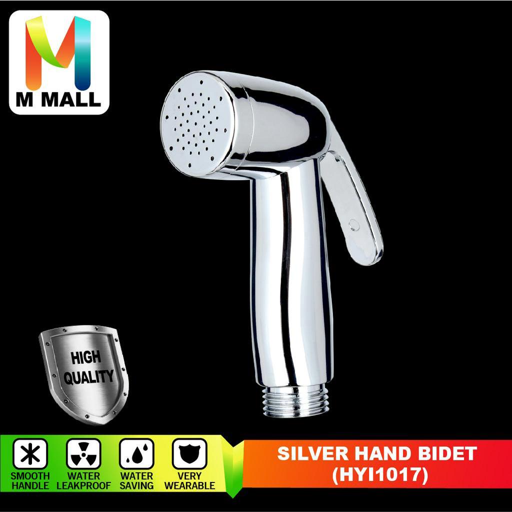 BATHROOM TOILET HANDHELD MODERN HAND SPRAY BIDET WATER HEAD ONLY SILVER ...