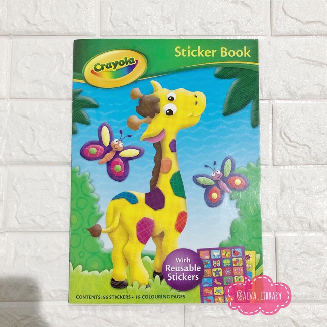 Crayola COLORING AND STICKER BOOK | Shopee Malaysia