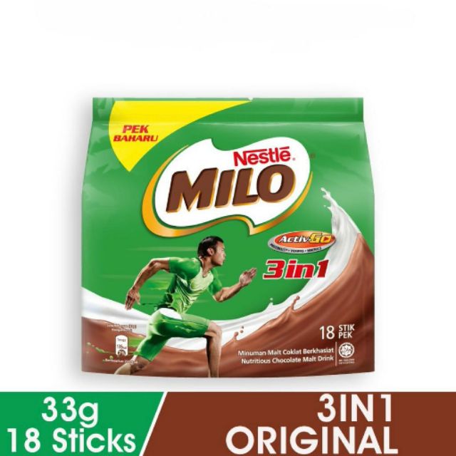 MILO 3 in 1 Activ-Go 14x33g | Shopee Malaysia