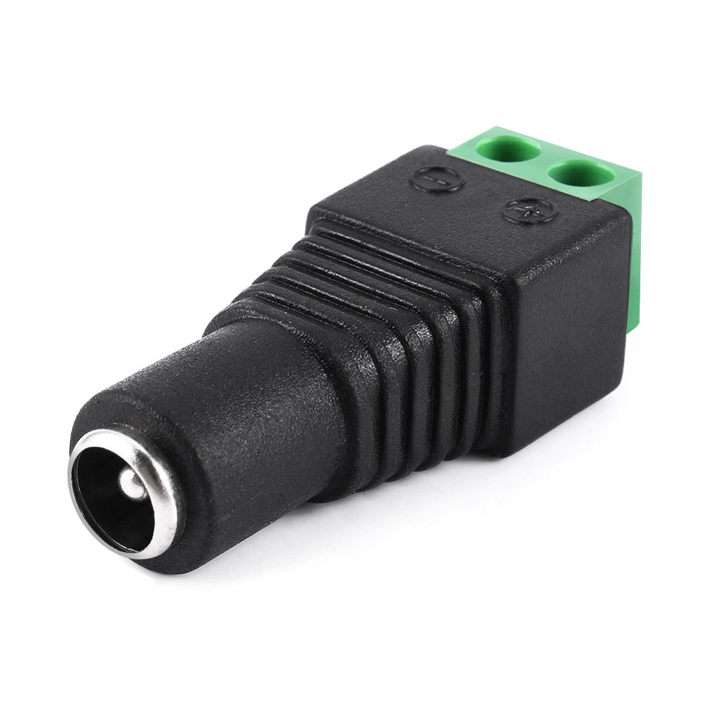DC Power Jack Adapter Connector Screw Type 12V 5.5mm x 2.1mm for CCTV ...