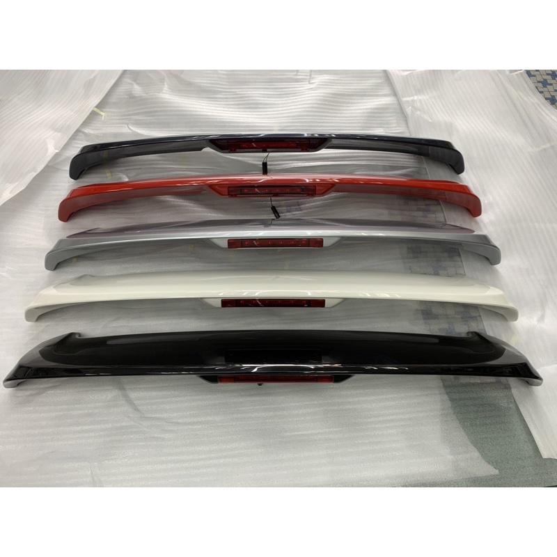 Perodua Axia spoiler with led light ( socket pnp )factory paint ready ...