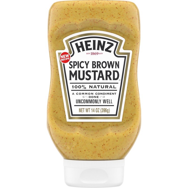 [ Sauce ] Heinz Spicy Brown Mustard 100% Natural 396g | Shopee Malaysia