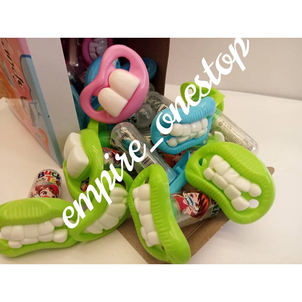 (HALAL) BUCK CANDY TEETH | 1 PCS | | JAJAN DULU DULU | OLDSCHOOL ...