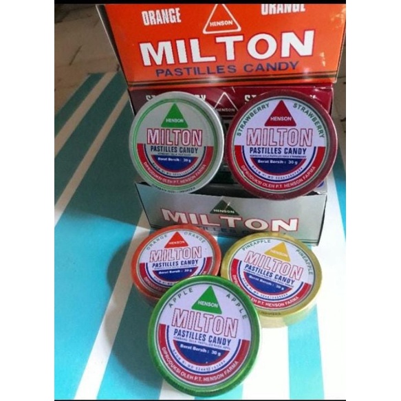 Milton PASTILES CANDY CANDY/PAGODA/MILTON Cans/Old/Old CANDY | Shopee ...