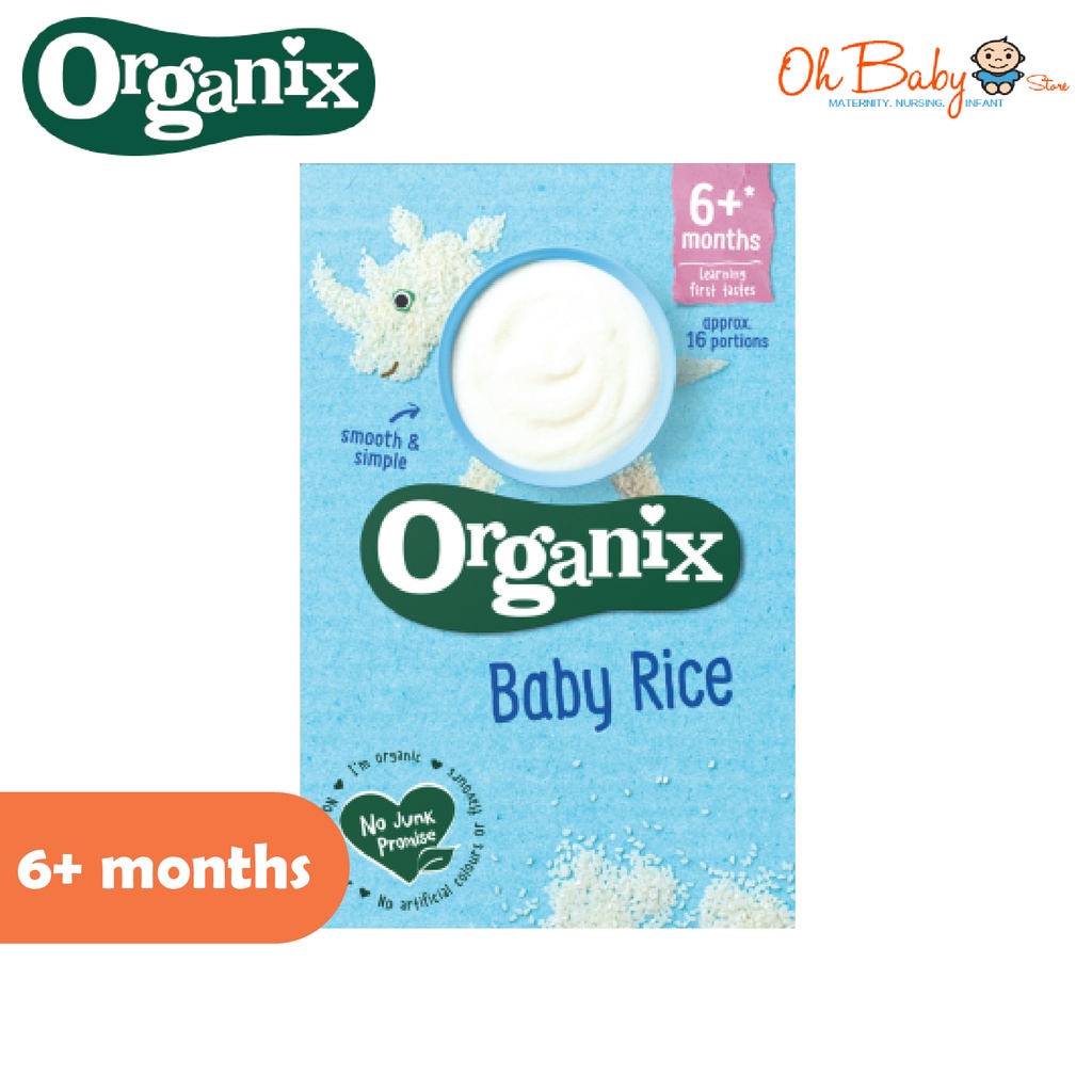 Organix First Taste Baby Rice for 6m+ (100g) | Shopee Malaysia