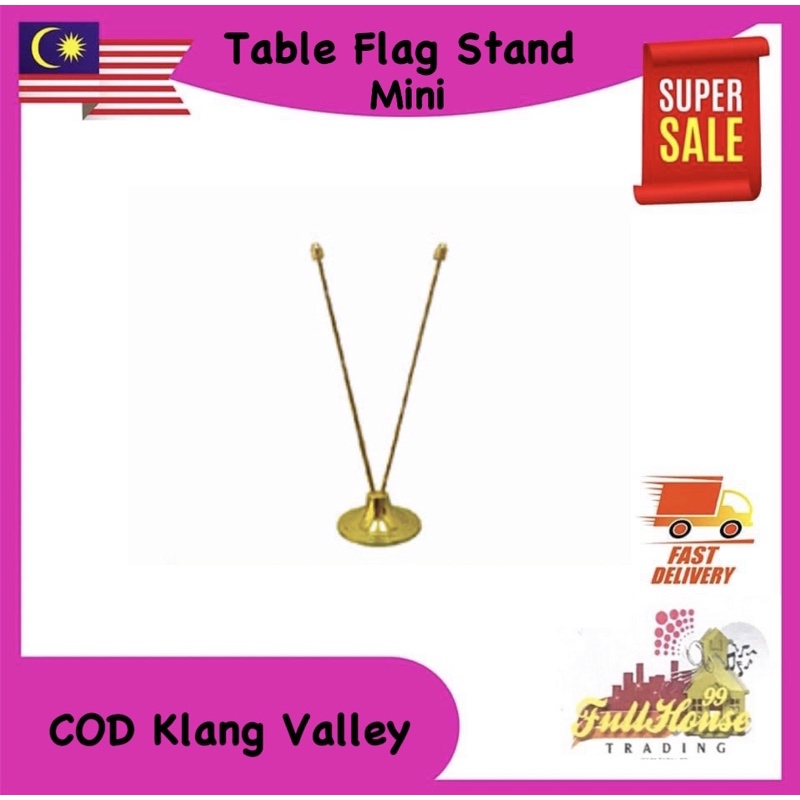 Table Flag Stand Mini (Double) | Shopee Malaysia